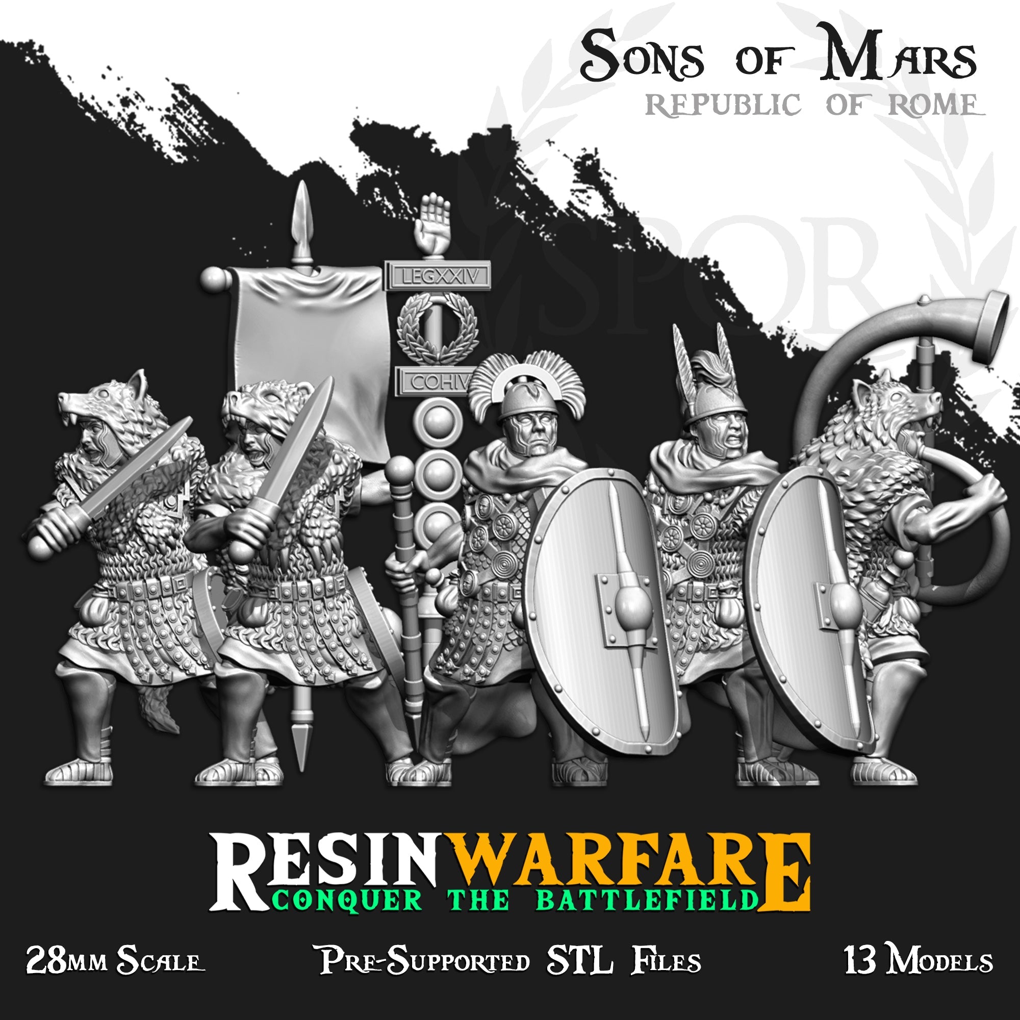 Resin Warfare - Republican Romans – Potbelly Miniatures