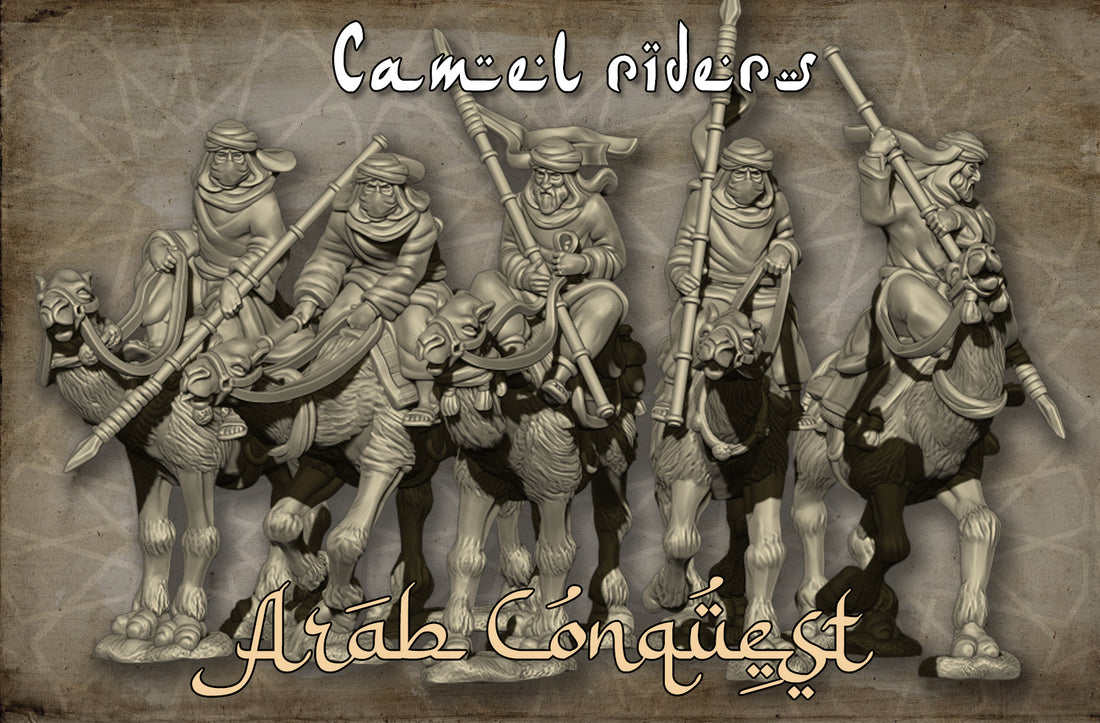 Arab Camel Riders – Potbelly Miniatures