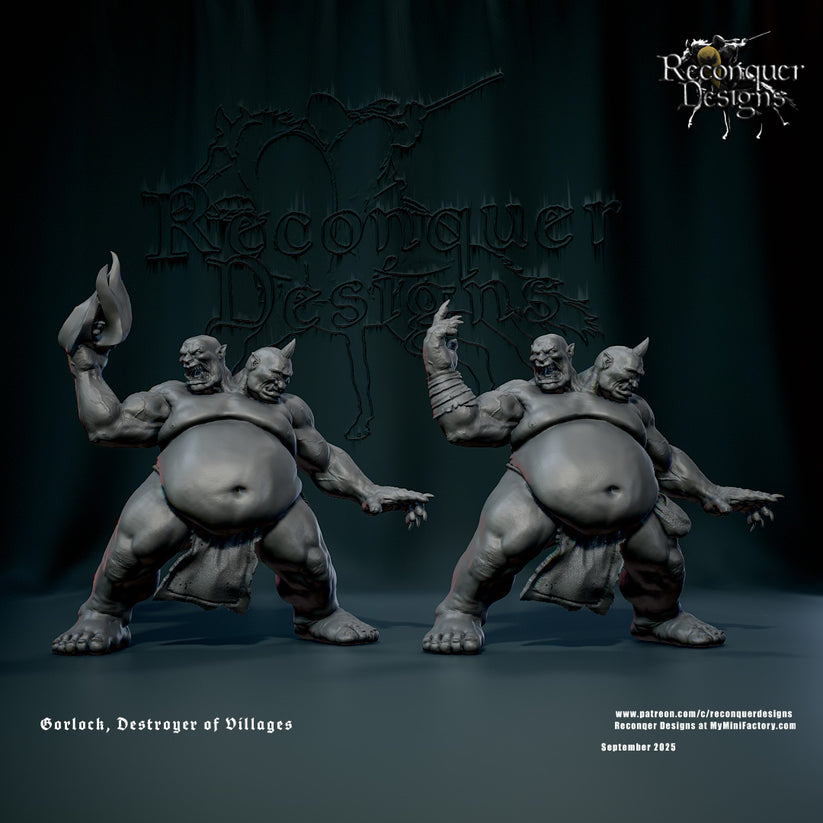 Gorlock Destroyer of Villages – Potbelly Miniatures