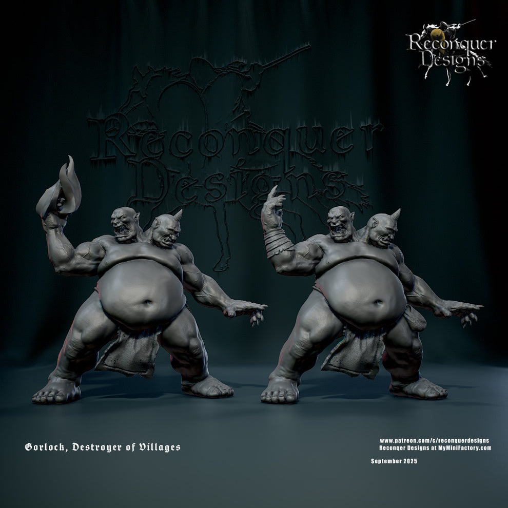 Gorlock Destroyer of Villages – Potbelly Miniatures