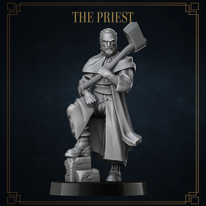 The Priest – Potbelly Miniatures