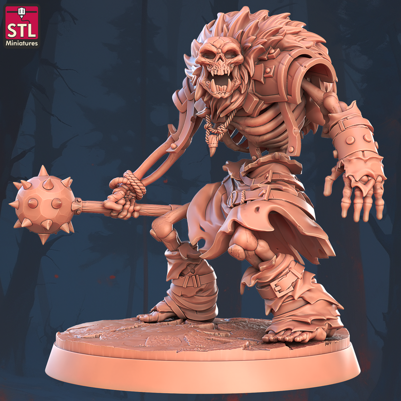 Giant Skeletal Ogre – Potbelly Miniatures