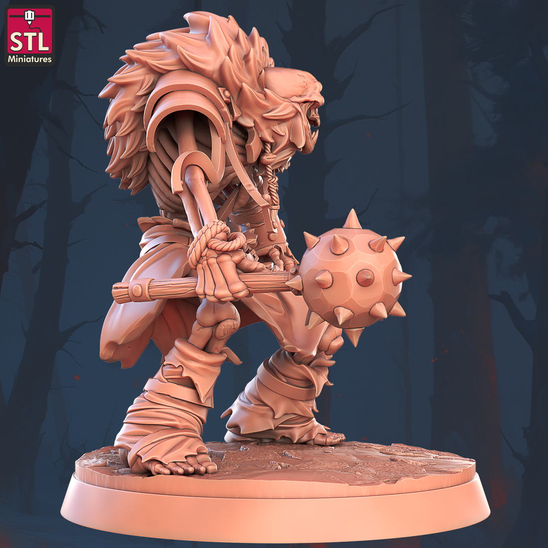 Giant Skeletal Ogre – Potbelly Miniatures